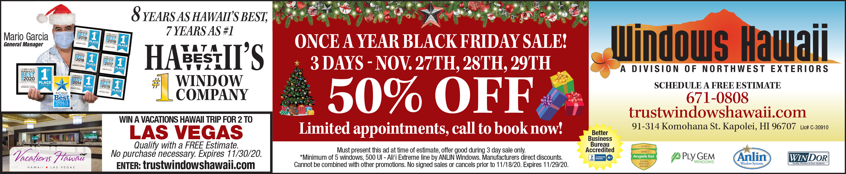 Special Offers | Windows Hawaii